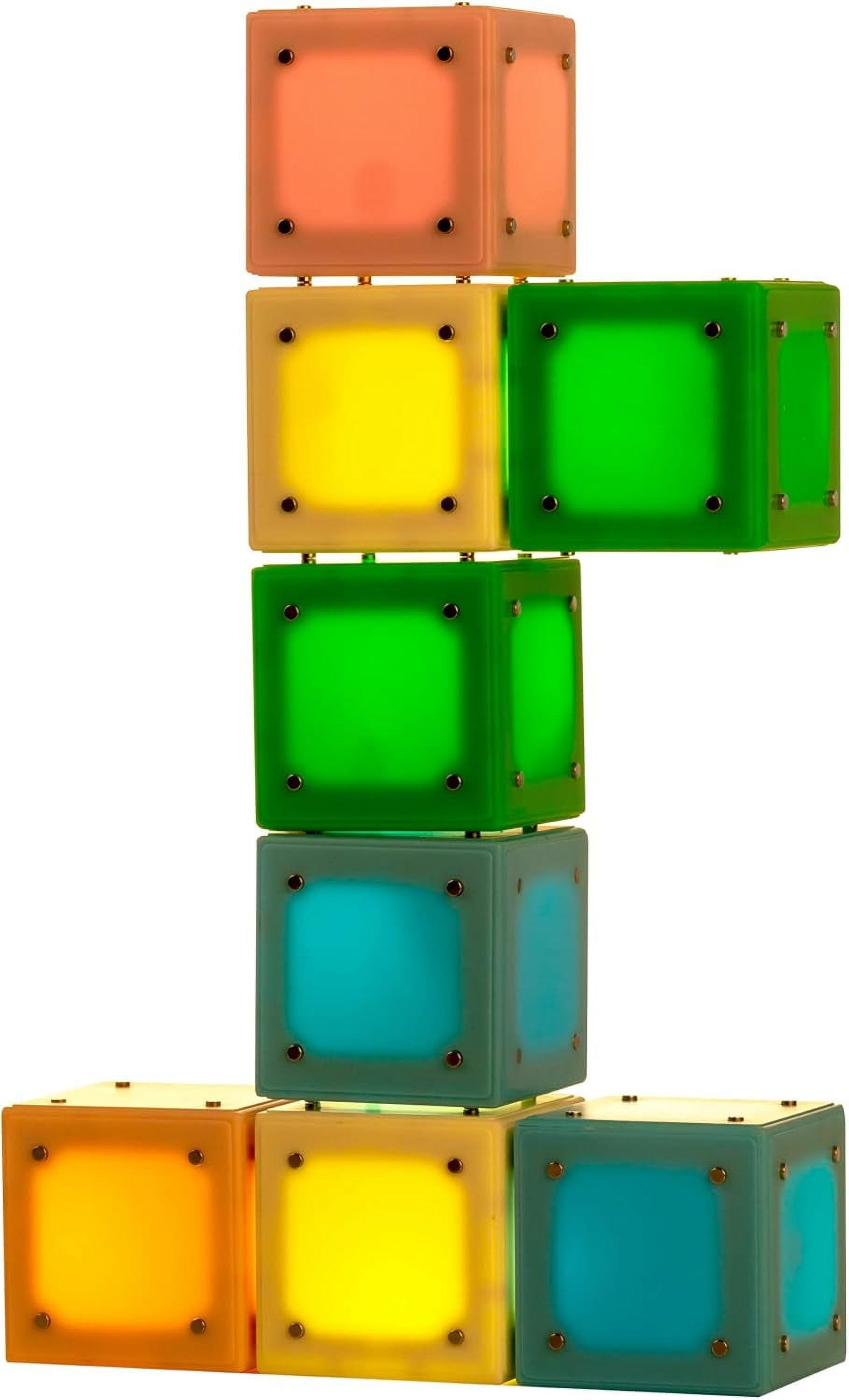 Infinity Cube Light DIY Magnetic Luminous Building Blocks Night Light ...