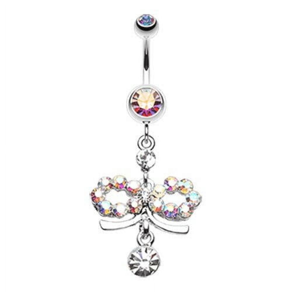 Infinity Dazzle Belly Button Ring - Walmart.com