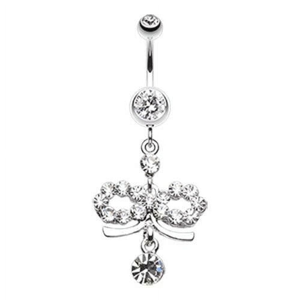 Infinity Dazzle Belly Button Ring - Walmart.com