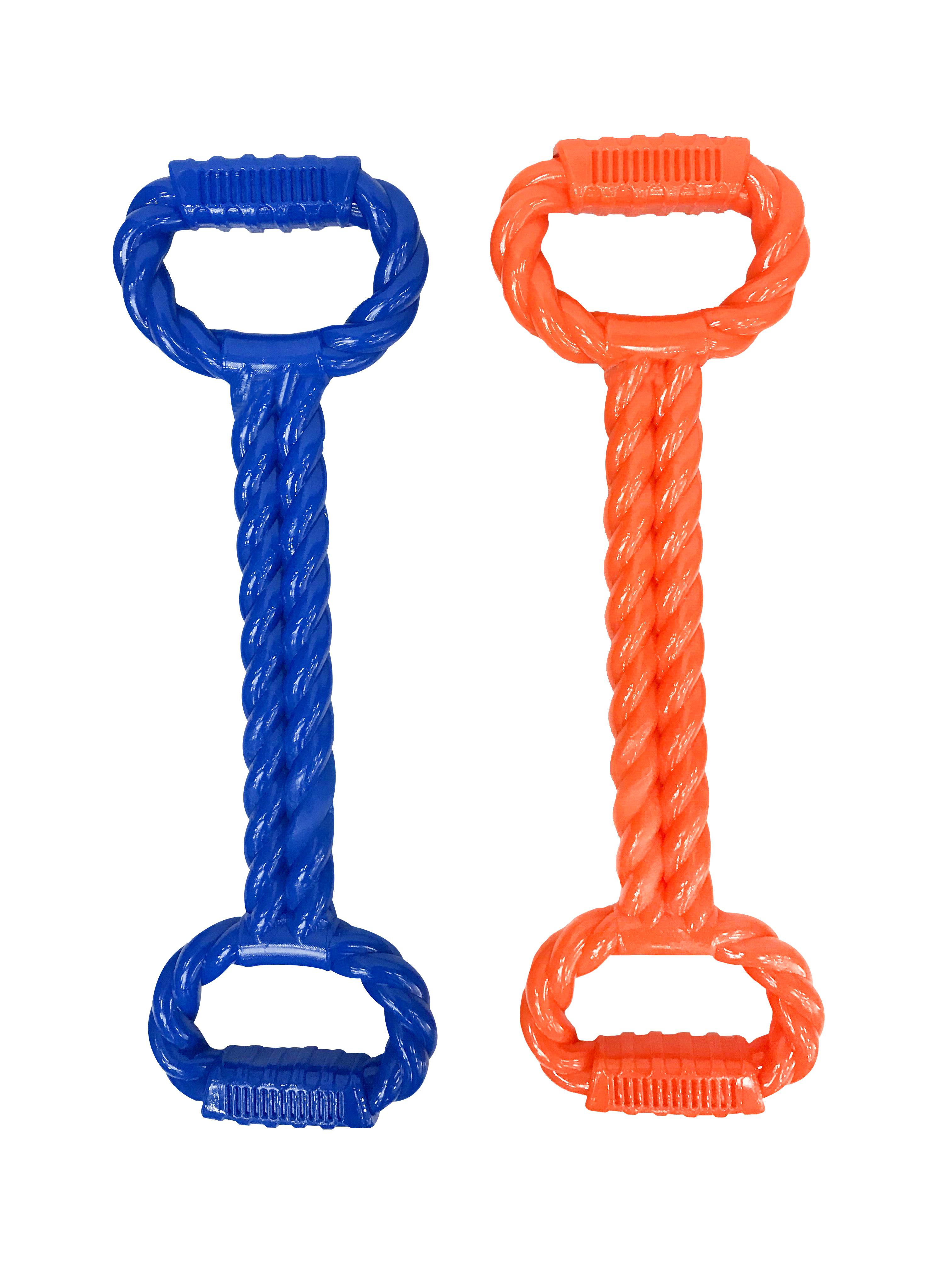 Infinity Dog Toys 19” TPR Tug and Chew Rope Toy with Handles - Walmart.com
