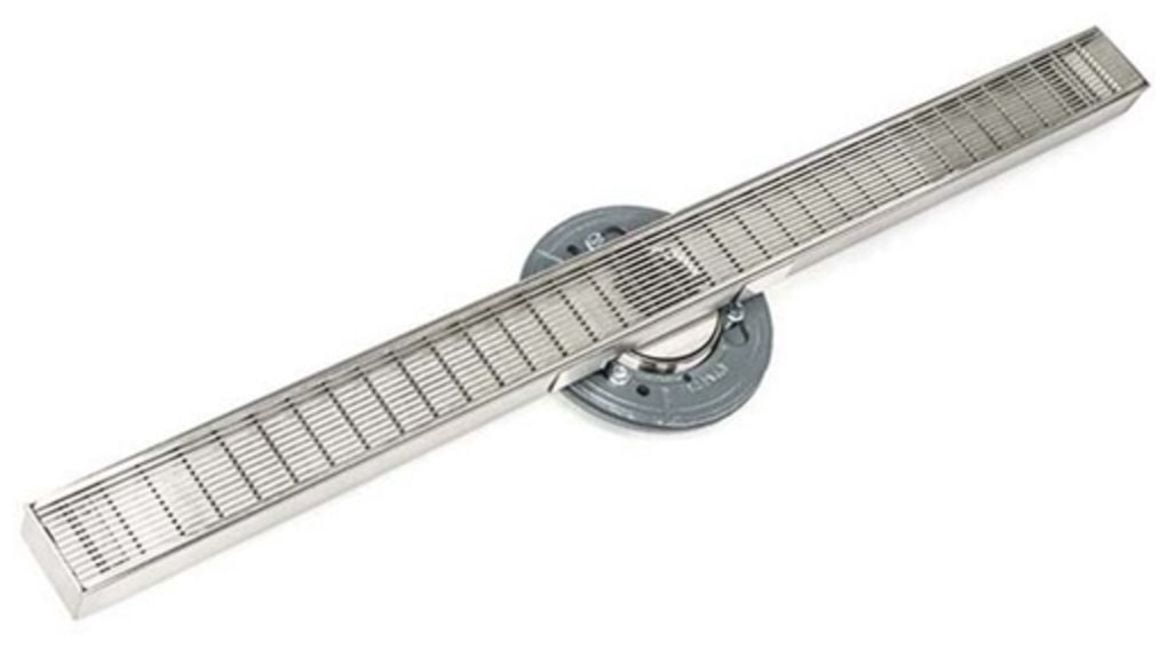 Infinity Drain 48" SAS 9948-I PS Linear Drain Kit: Polished Stainless ...