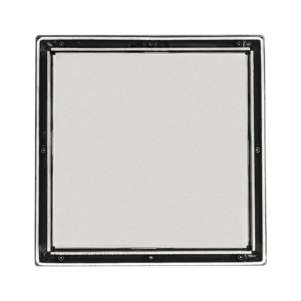 Infinity Drain 5" x 5" LT5-2 SS Center Drain Kit: Satin Stainless ...