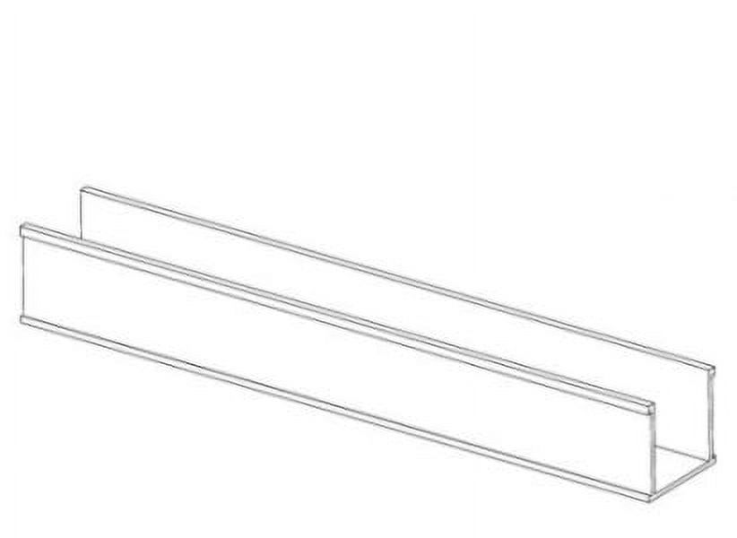 Infinity Drain - 72 Inch G38 PVC Channel - G 3872 - Walmart.com