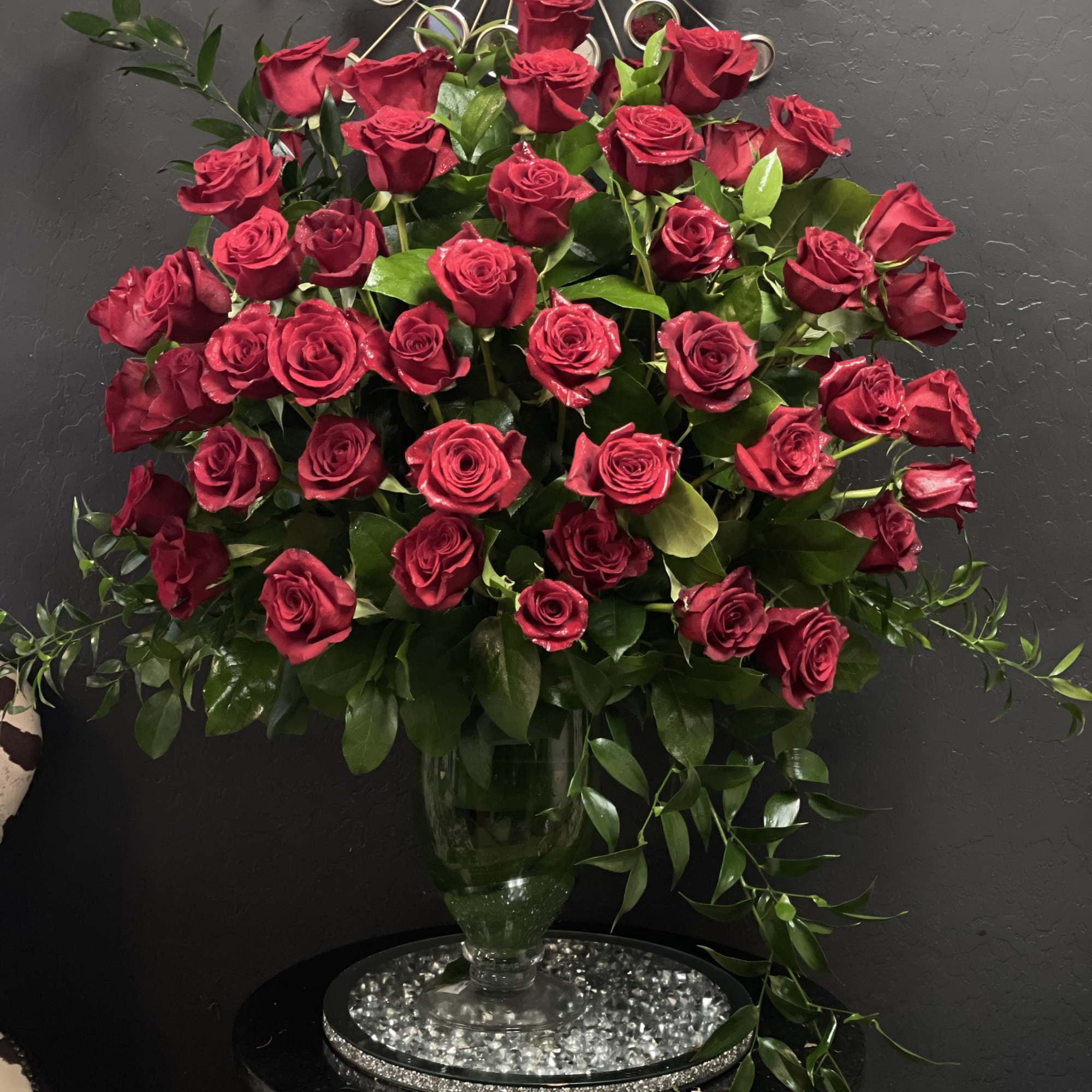 Infinity Floral Designs Attraction Luxury 100 Rose Bouquet - 24-inch ...