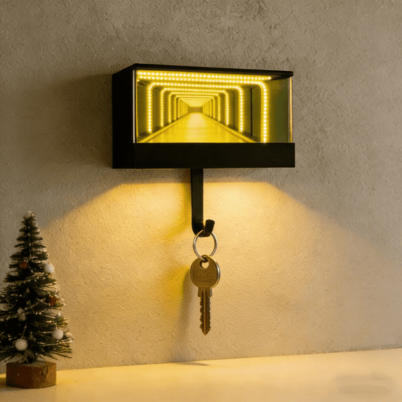 Infinity Garage Keychain, Infinite Garage Key Holder, Infinity Mirror ...