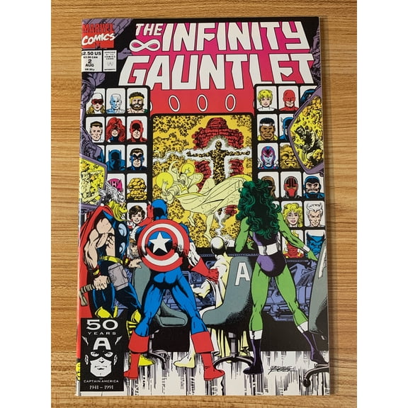Thanos Infinity Gauntlet Comic