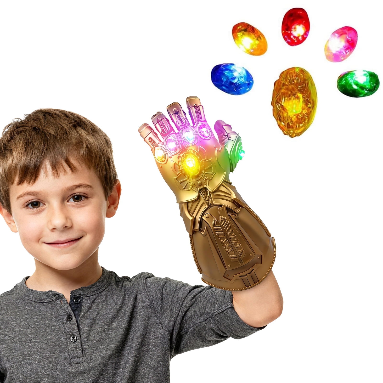 Infinity Glove Pvc Hand Gloves with Colorful Stones for Adult Kids ...