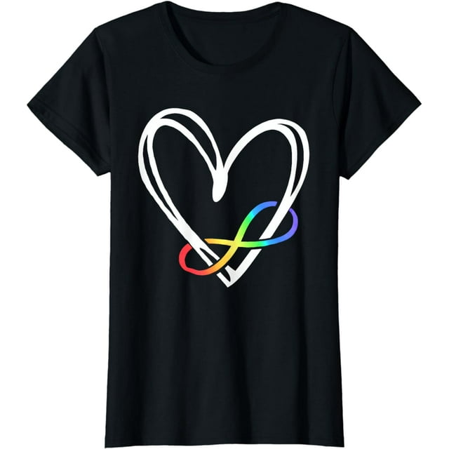 Infinity Heart Autism Awareness Love Needs No Words Tie Dye T-Shirt ...