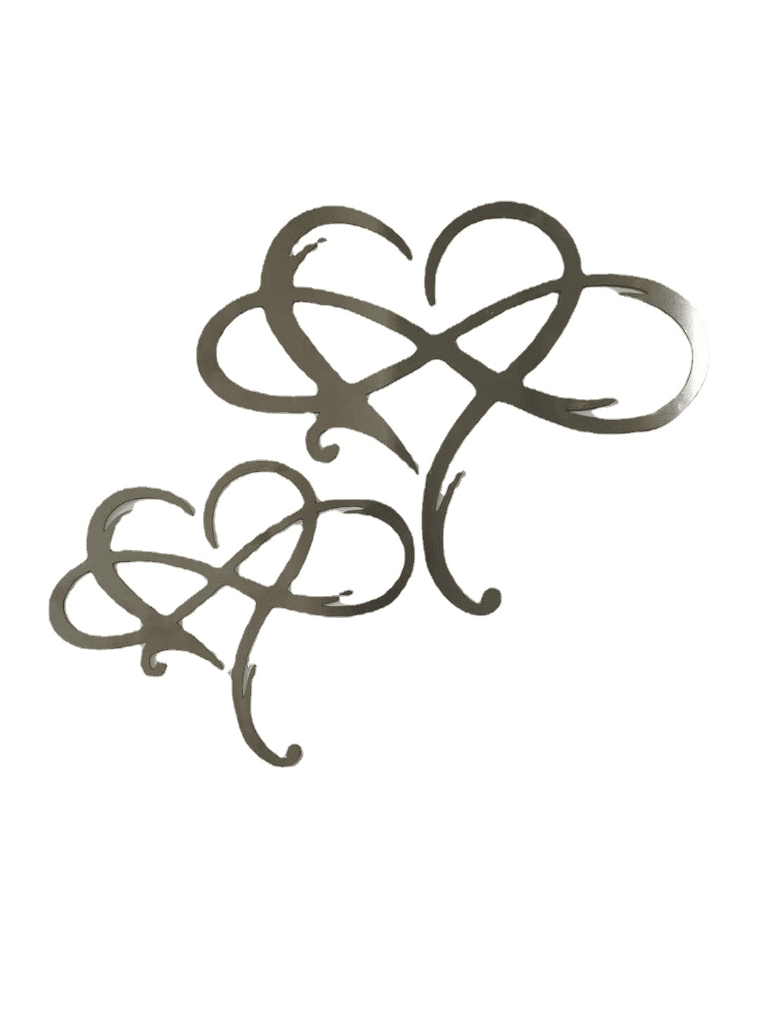 Infinity Heart Metal Wall Decor, Unique Infinity Heart Wall Decor Love ...