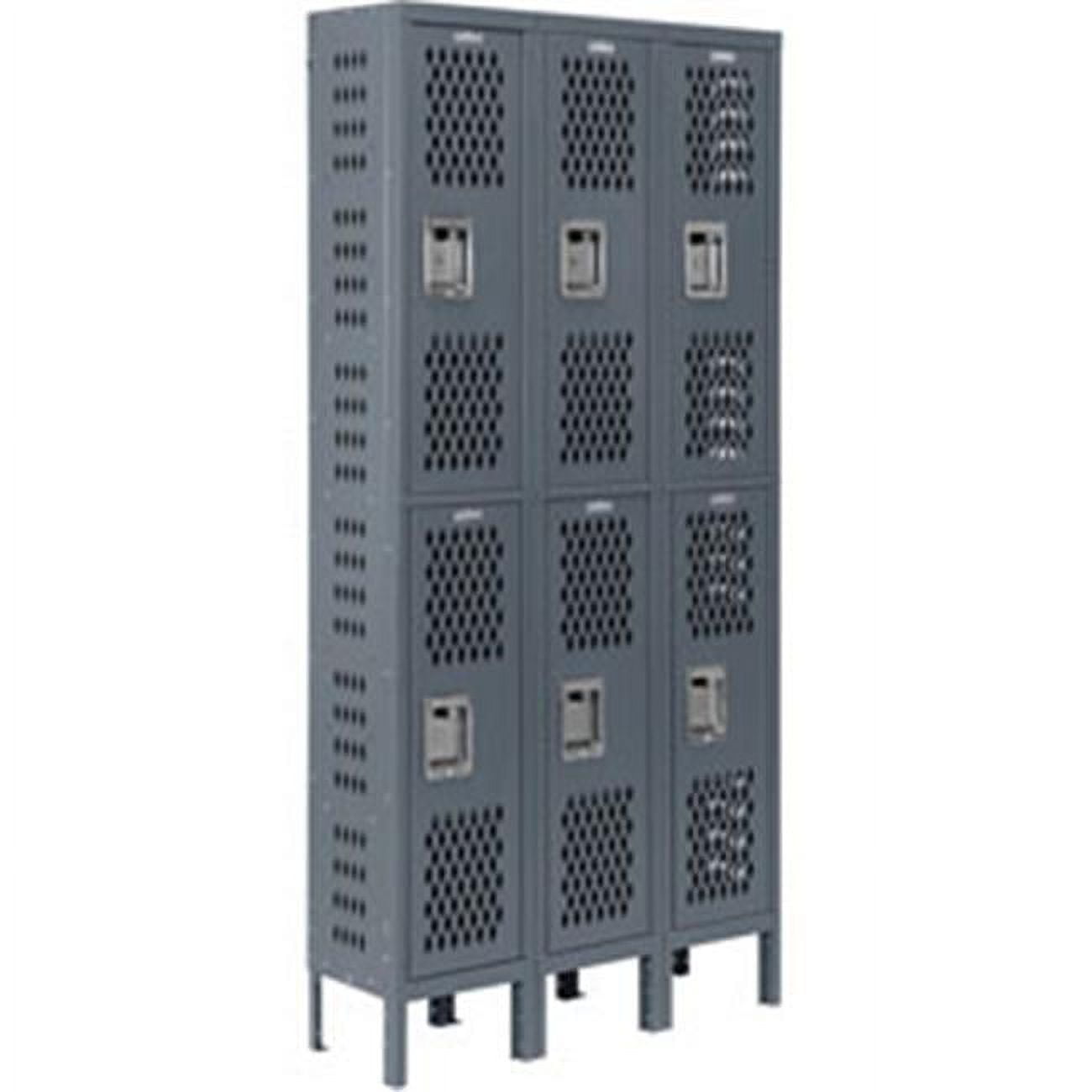 Infinity Heavy Duty Ventilated Steel Locker - Gray - 12 x 18 x 36 in ...