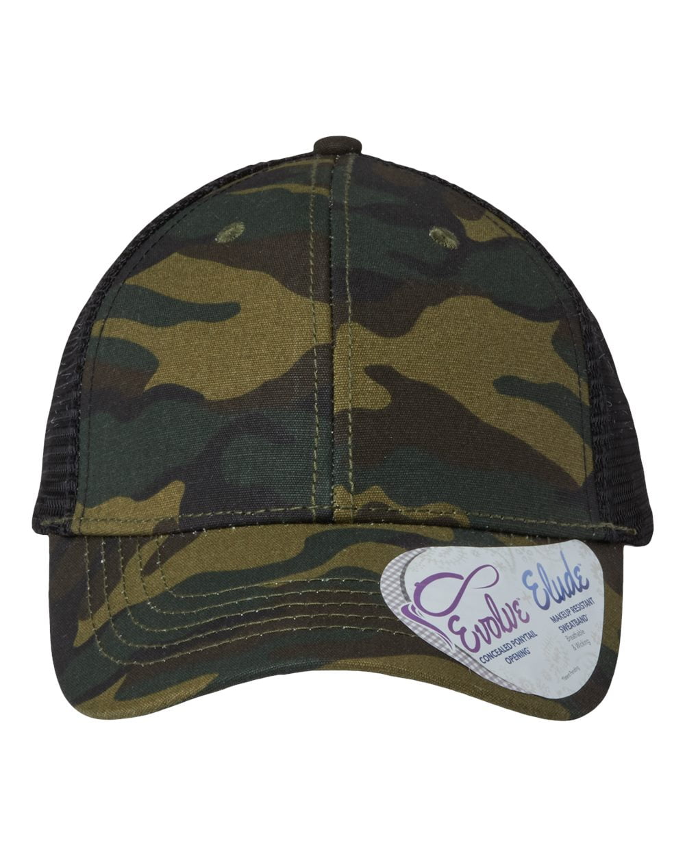 Infinity Her B97395980 Women Modern Trucker Cap, Fashion Camo & Black ...