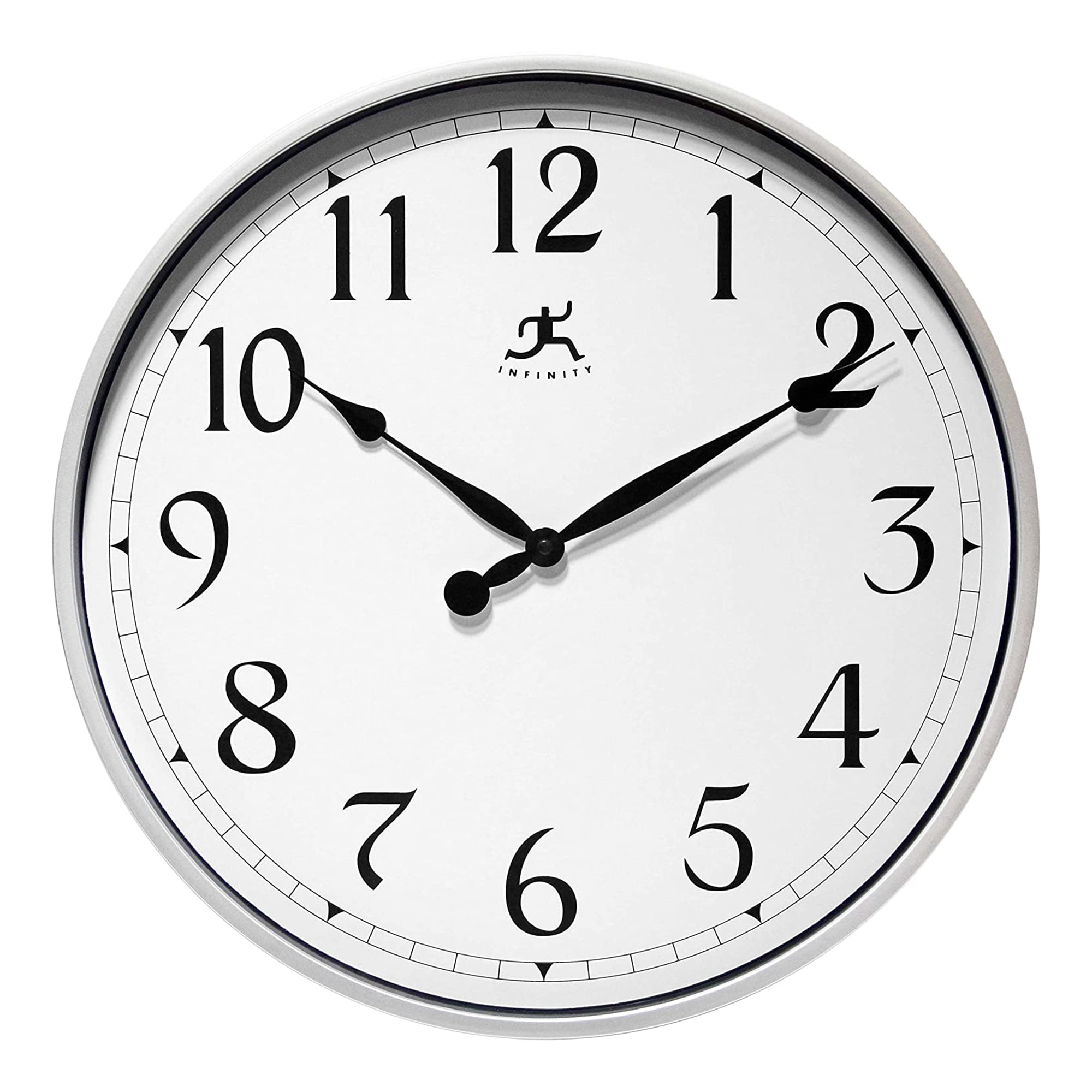 Infinity Instruments 18 in. Silver Transitional Analog Display Wall ...