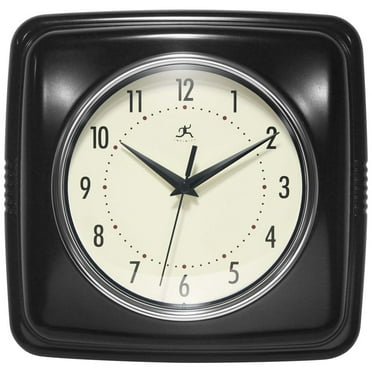 Infinity Instruments Retro Round Mint Green Wall Clock, 9.5" - Walmart.com
