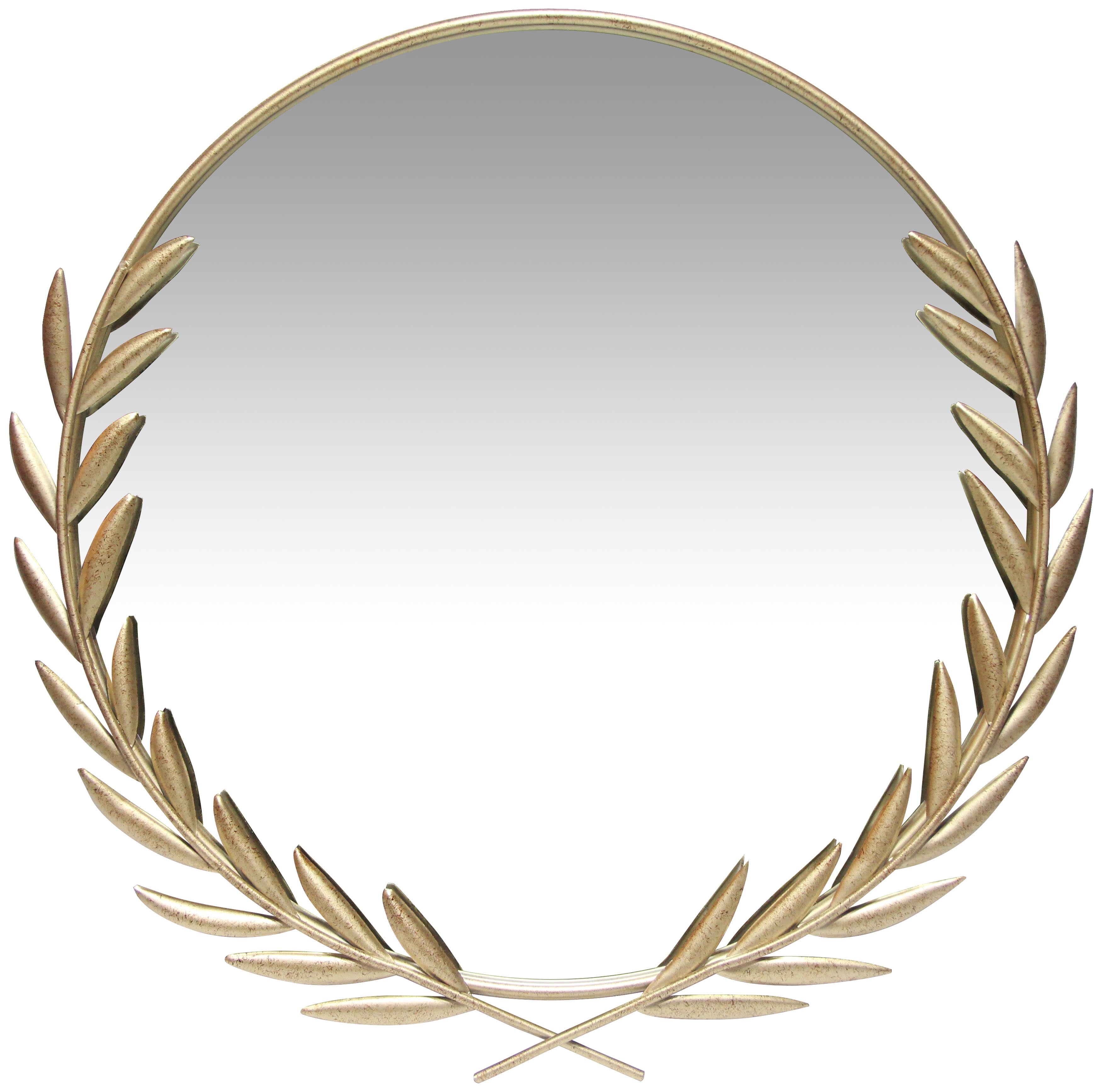 Infinity Instruments Emperor Gold Transitional Round 21" x 22" Wall ...