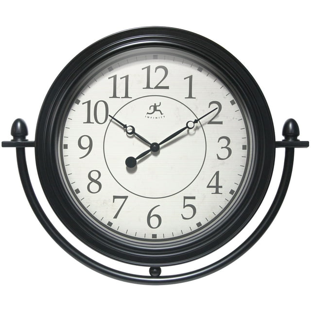 Infinity Instruments Finial Plastic 15.75" Indoor Wall Clock with ...