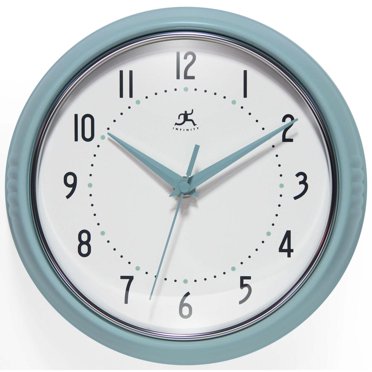 Infinity Instruments Sofia Brown Traidtional Analog Display Silent 12-inch Wall Clock - Walmart.com