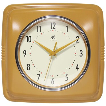 Infinity Instruments 15555MC Mid Century Modern 24 Inch Wall Clock ...