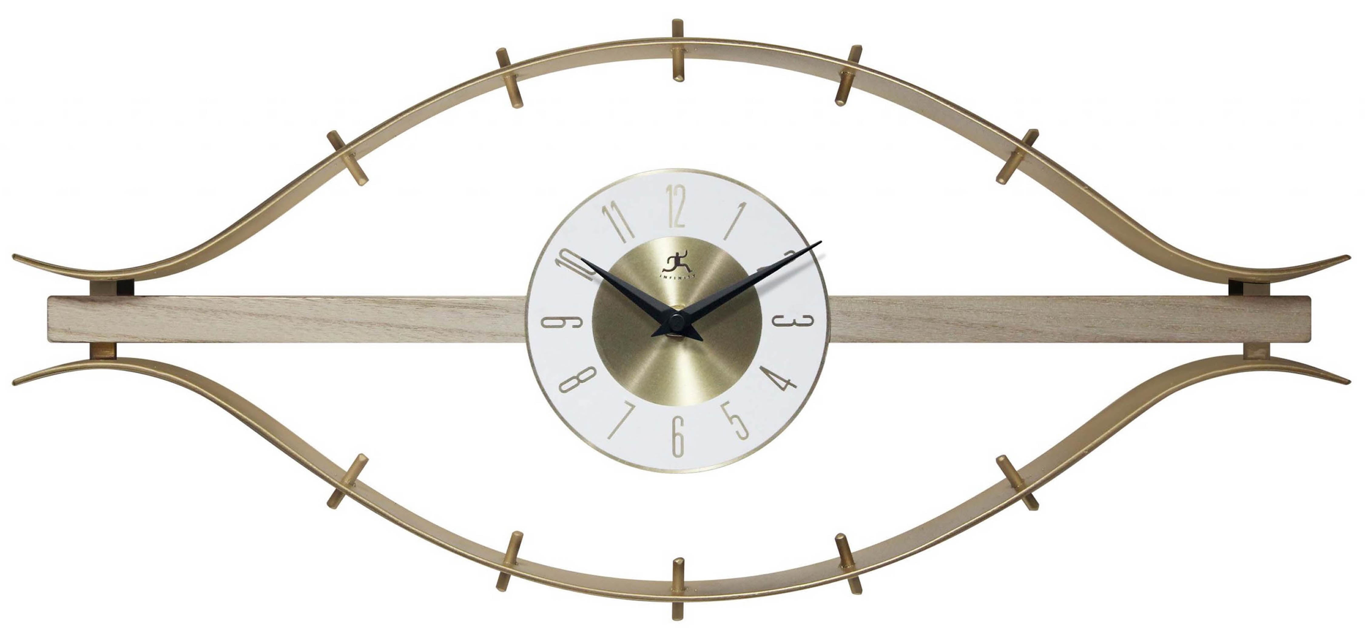 Infinity Instruments The Horus Gold Modern Analog Display 10-inch Wall ...