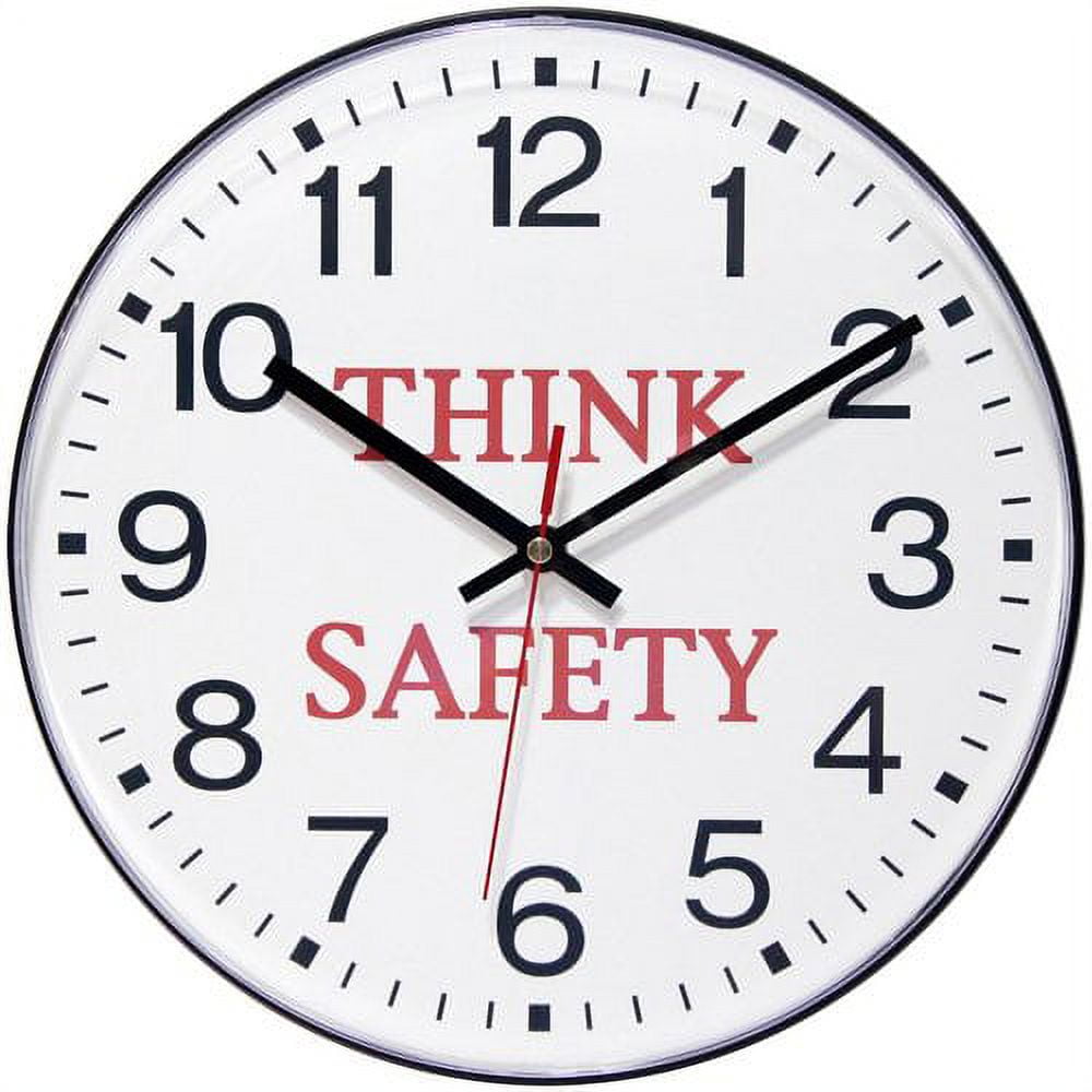 Infinity Instruments Think Safety 11.5'' Wall Clock - Walmart.com