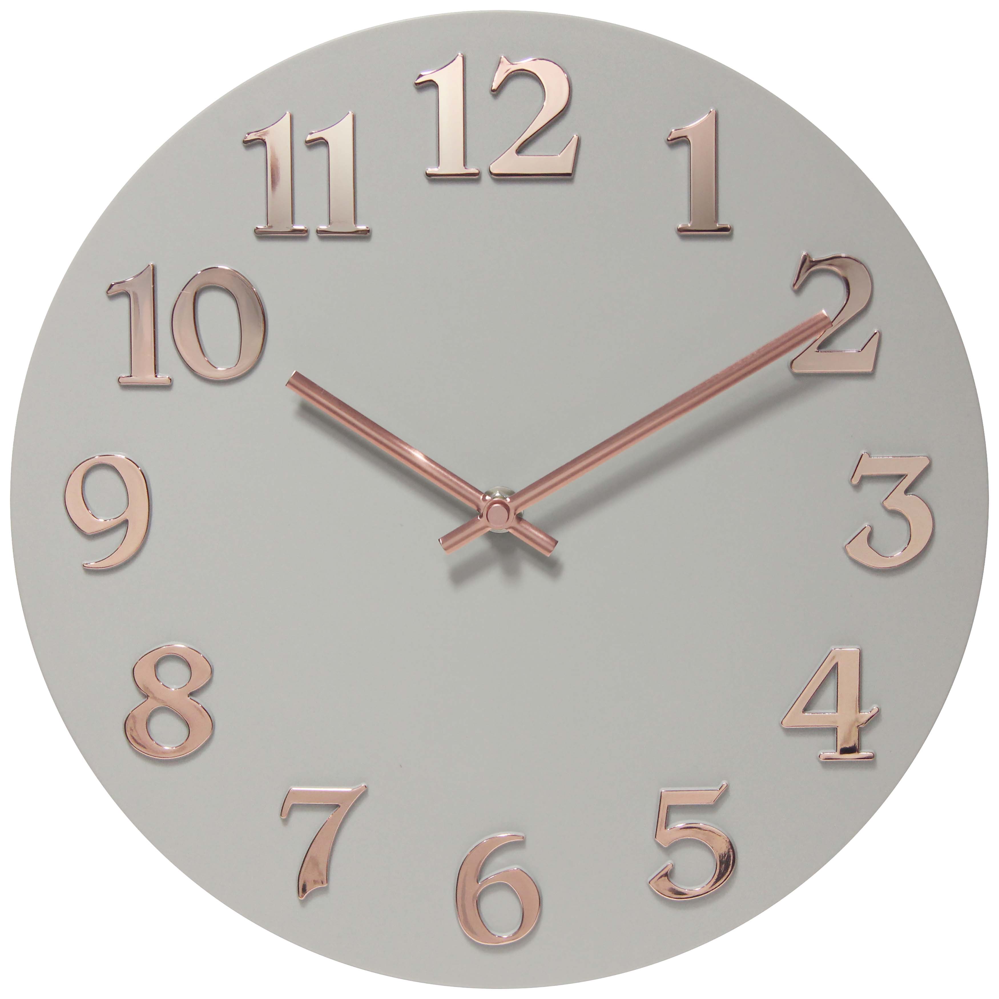 Spencer 15.75" x 04" Gold Analog Round Traditional Wall Clock - Walmart.com