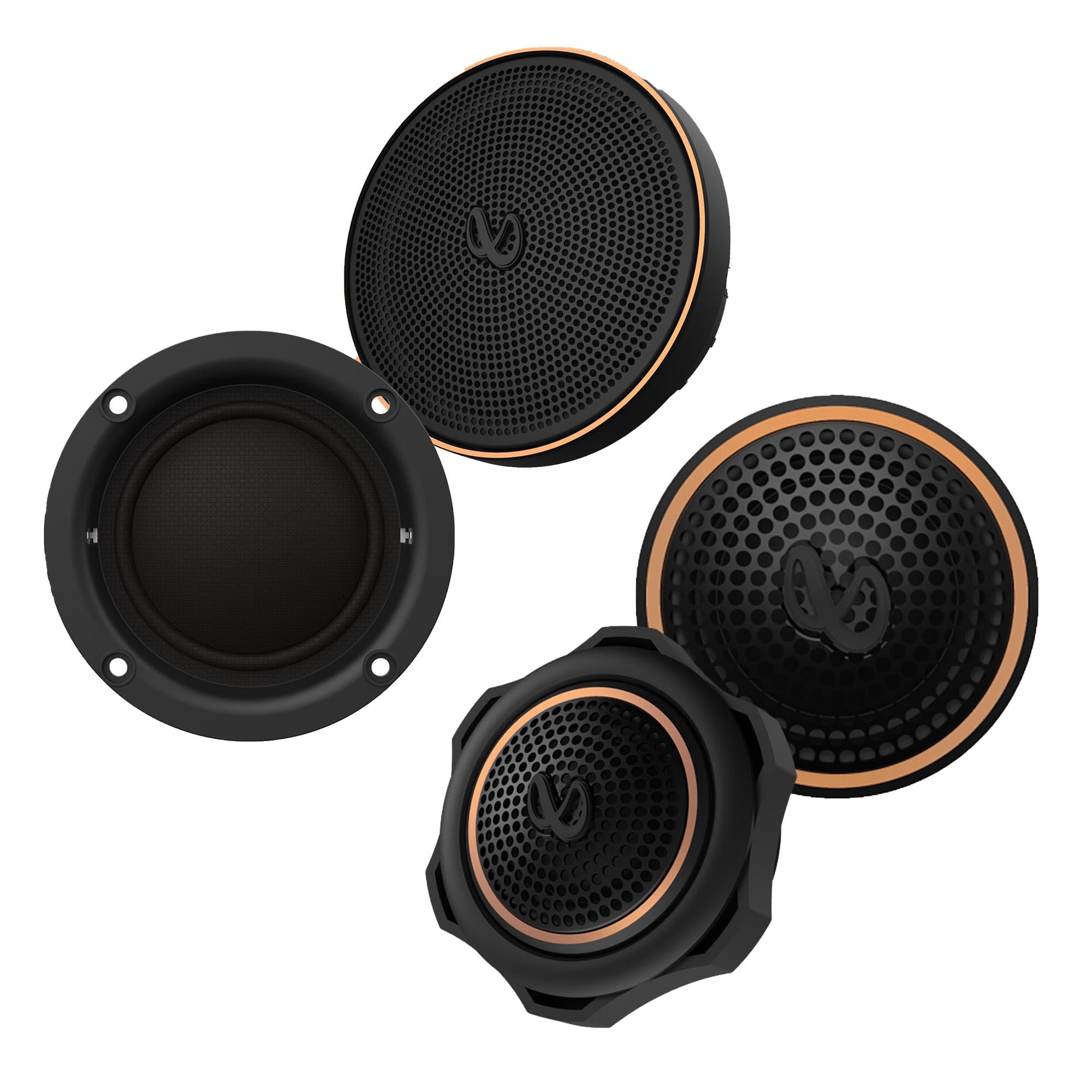 Infinity KAPPA203S 2" (50mm)Silk Dome Midrange with Bandpass Crossover ...