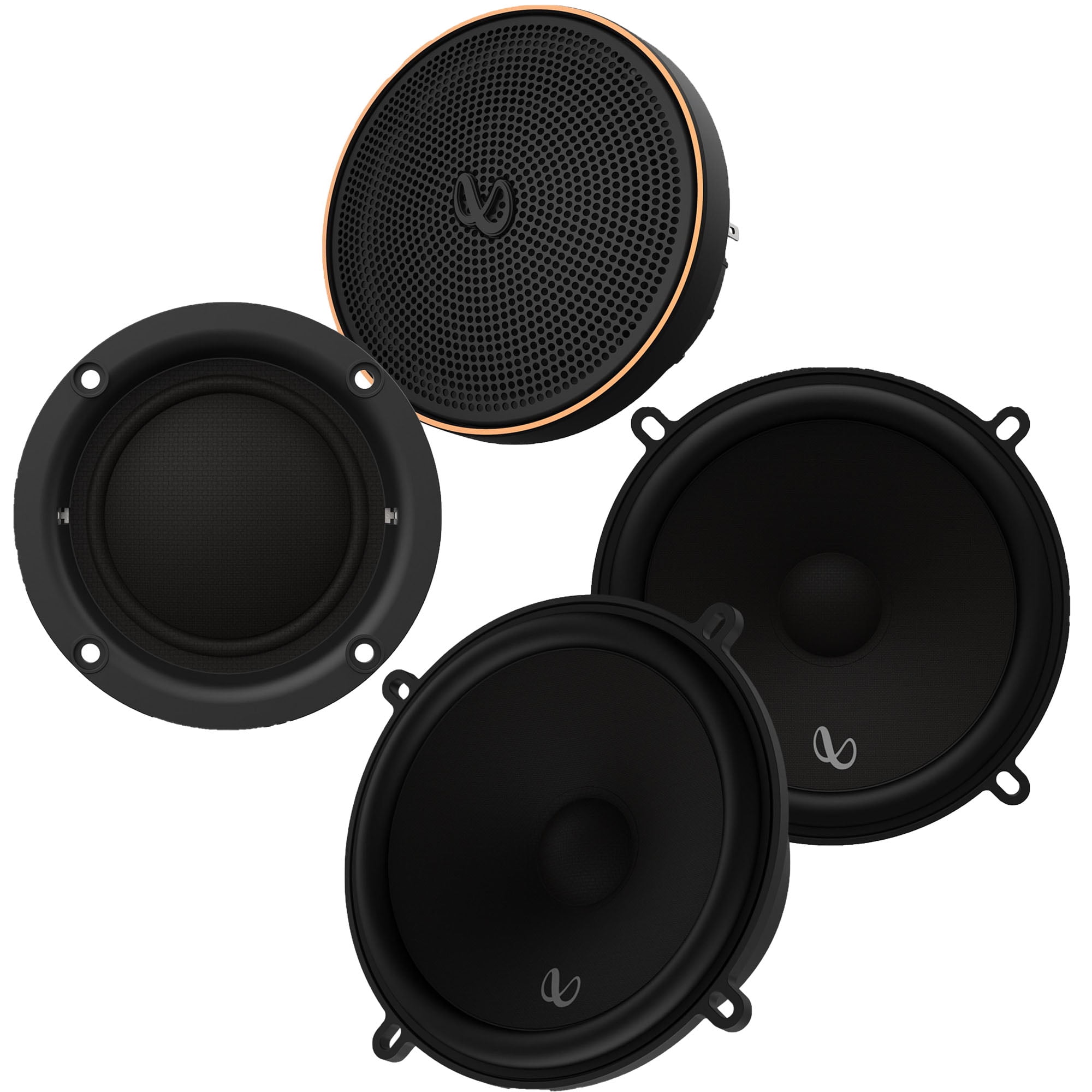 Infinity KAPPA503CF 5.25" 2-Way Component Set (pair) with Infinity ...