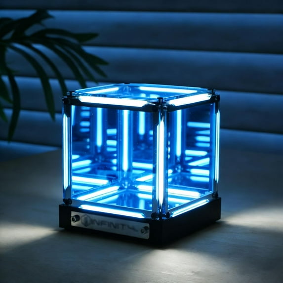 Infinity Mirror Hyper Cube Light, Wireless 4D Abyss LED Lamp with Touch ...