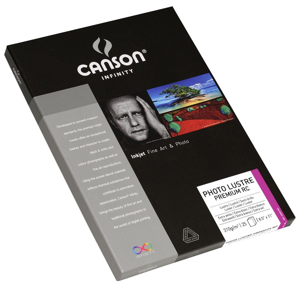 Canson Infinity Photo Lustre Premium Resin Coated Inkjet Paper - 8-1/2 ...