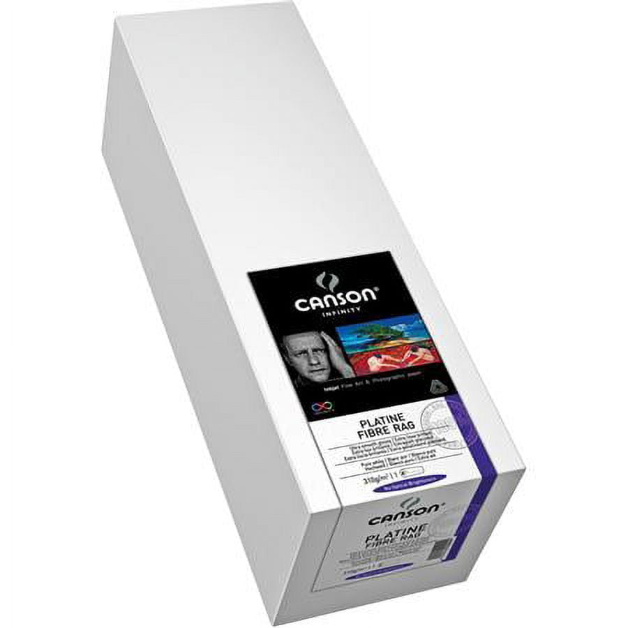 Infinity Platine 100% Fibre Rag Bright White Smooth Satin Inkjet Paper ...