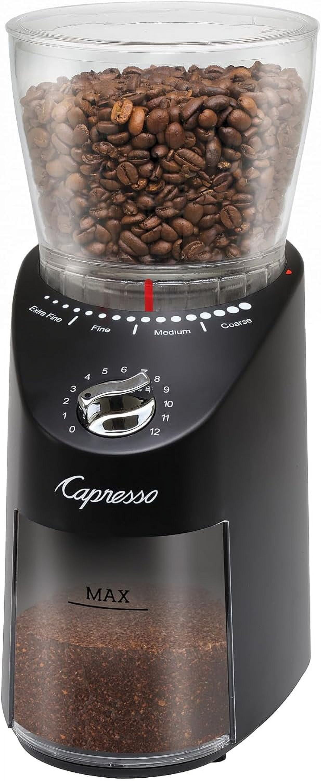 Infinity Plus Black Conical Burr Grinder - Walmart.com