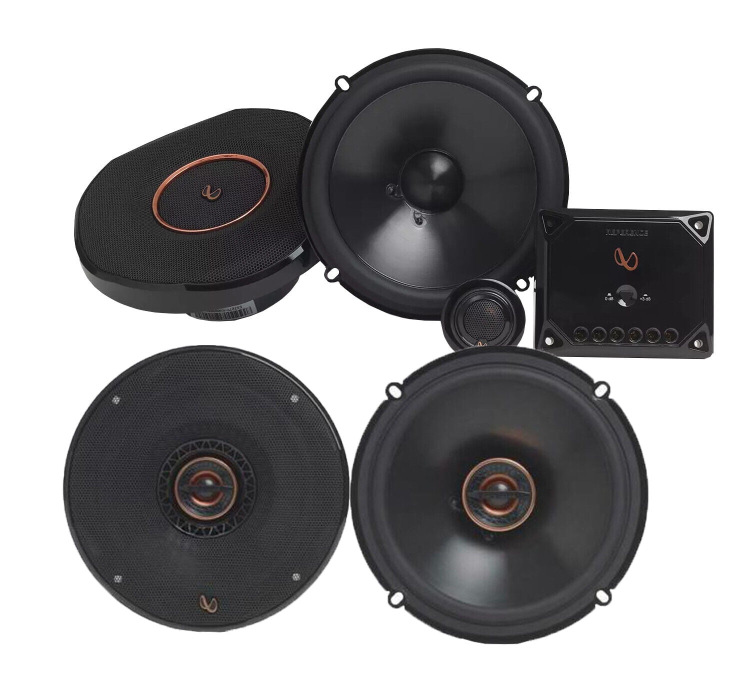 Infinity REF-6530CX 6.5" 270W Component + REF-6532EX 6.5" 165W Coaxial ...