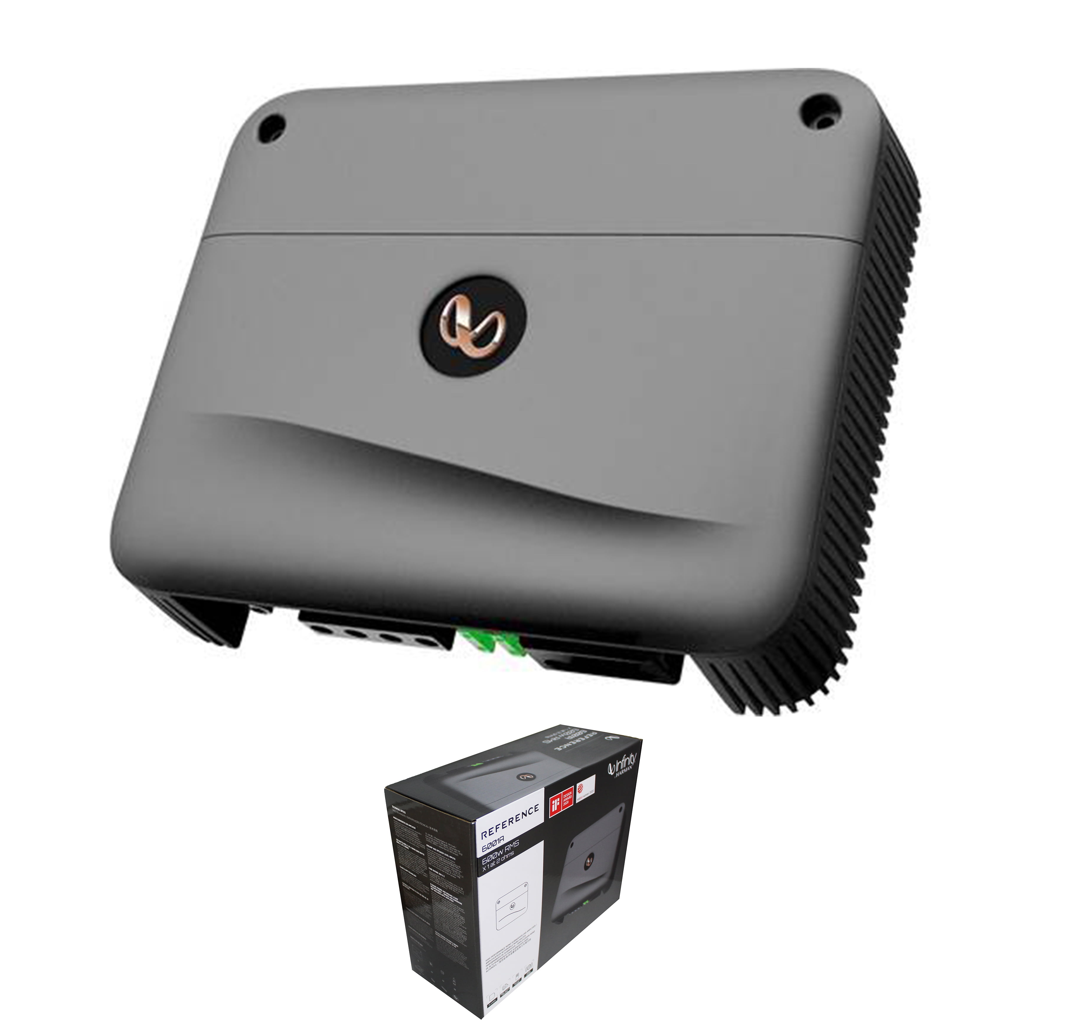 Infinity REFERENCE 6001A Monoblock 600W RMS at 1 @ 2-Ohms Class-D Car ...