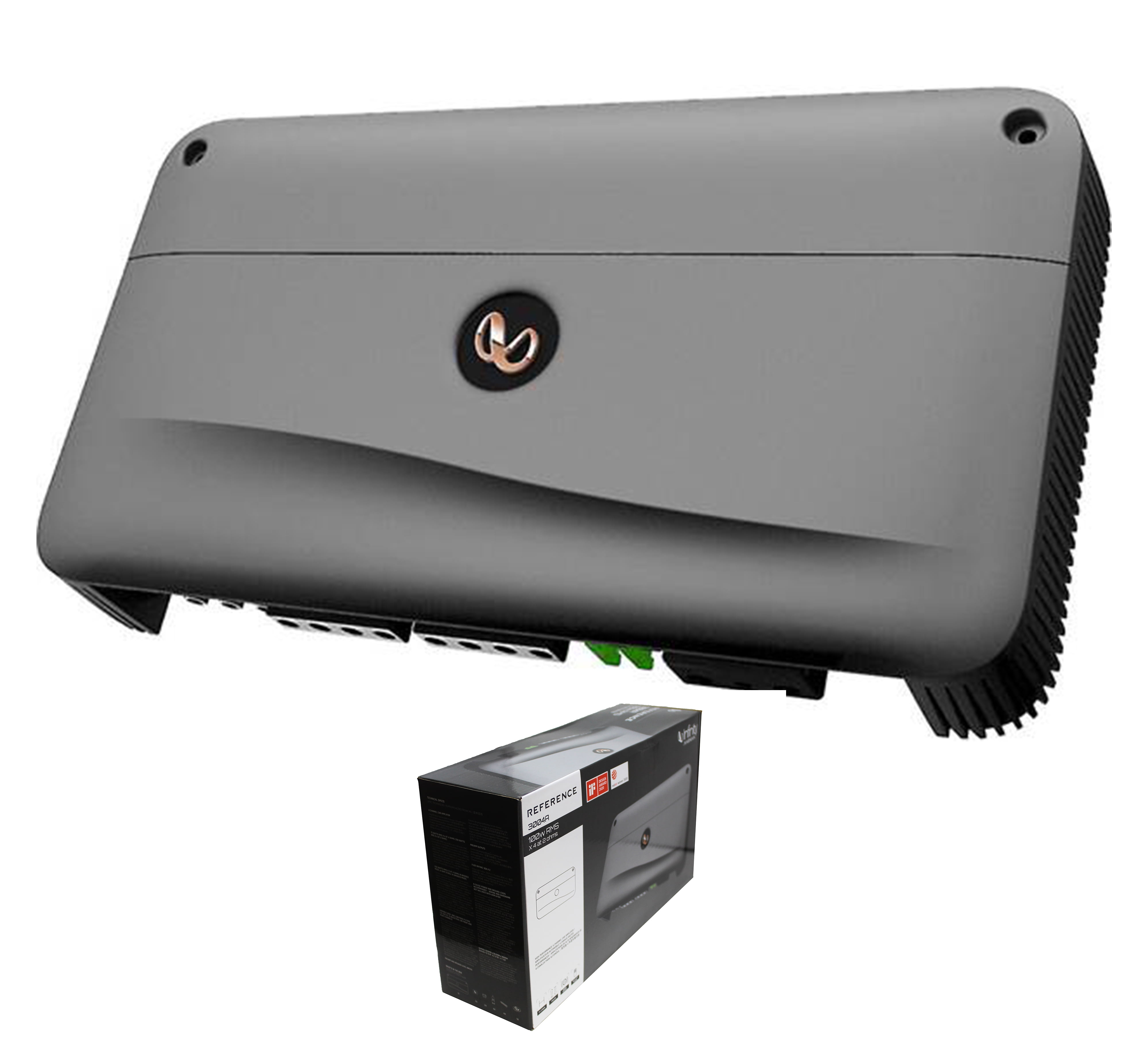 Infinity Reference 3004A 4-Channel 75W RMS x 4 Class-H Car Audio ...