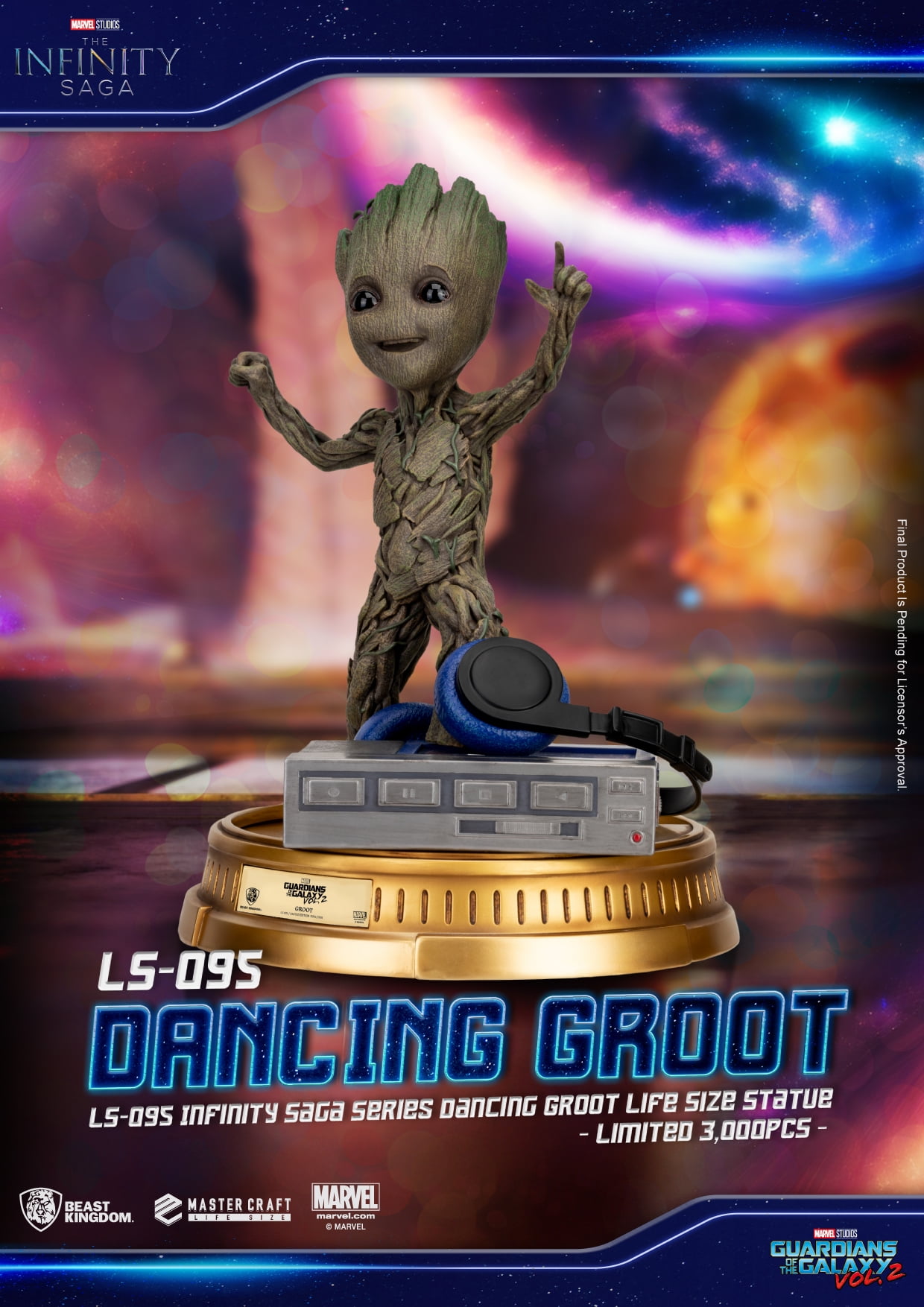 Infinity Saga Series Dancing King Groot Life Size Statue - Walmart.com