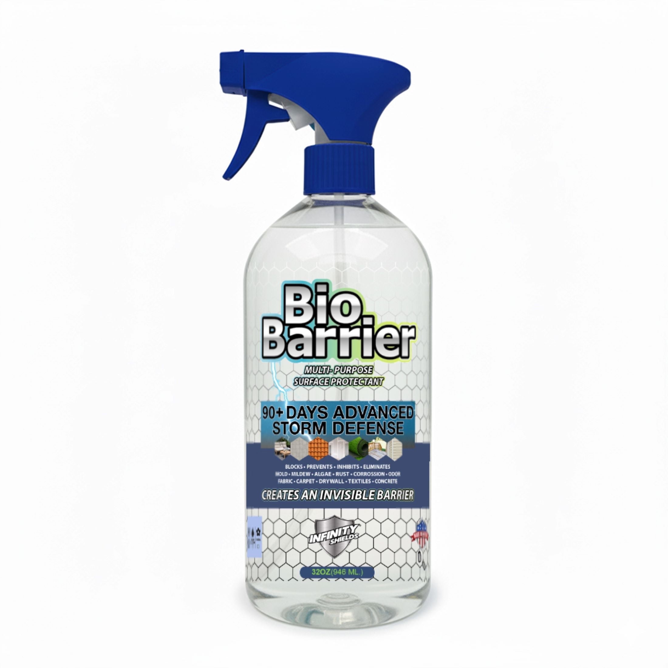 Infinity Shields Bio-Barrier, Multi-Purpose, Surface Protectant Spray ...