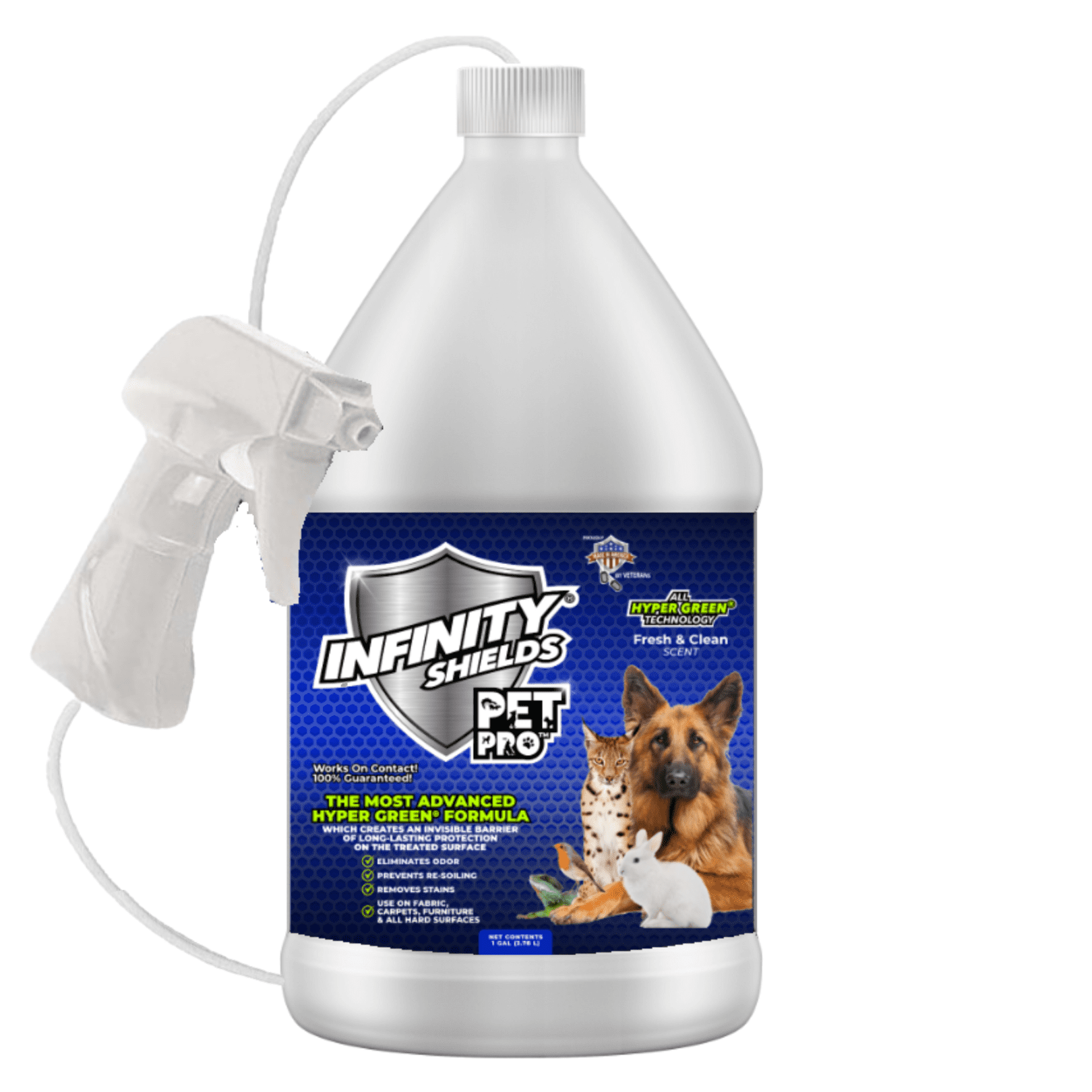 Infinity Shields Pet Pro • Stain & Odor Eliminator • Unscented ...