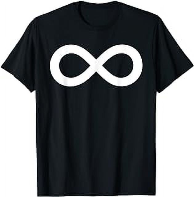 Infinity Sign T-shirt Mathematical Symbol Tee - Walmart.com