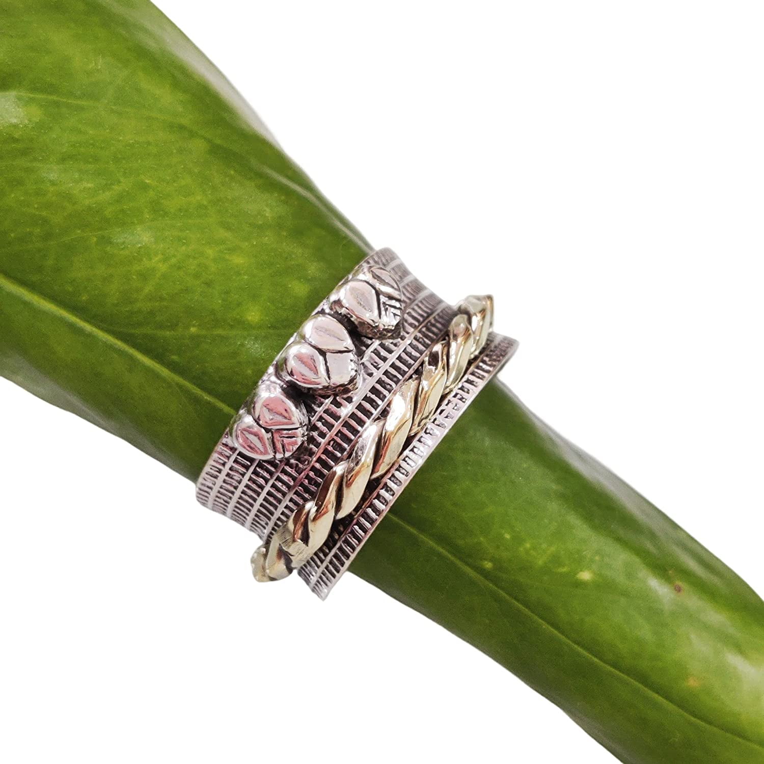 Infinity Spinner Band, Meditation Ring, 925 Sterling Silver Ring ...