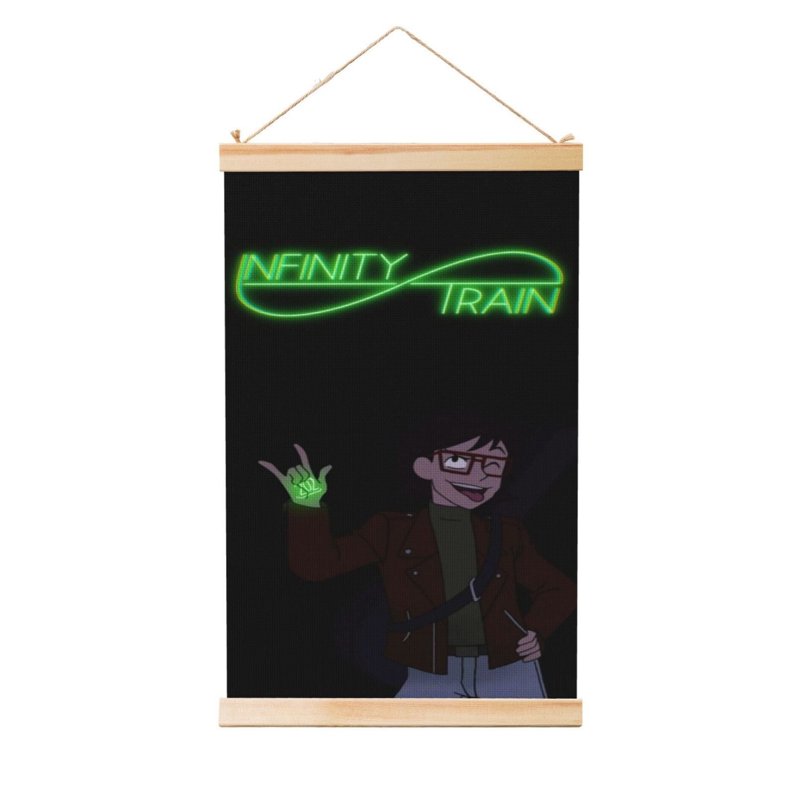 Infinity Train Poster Aesthetic Canvas Wooden Shaft Wall Art Hanging ...