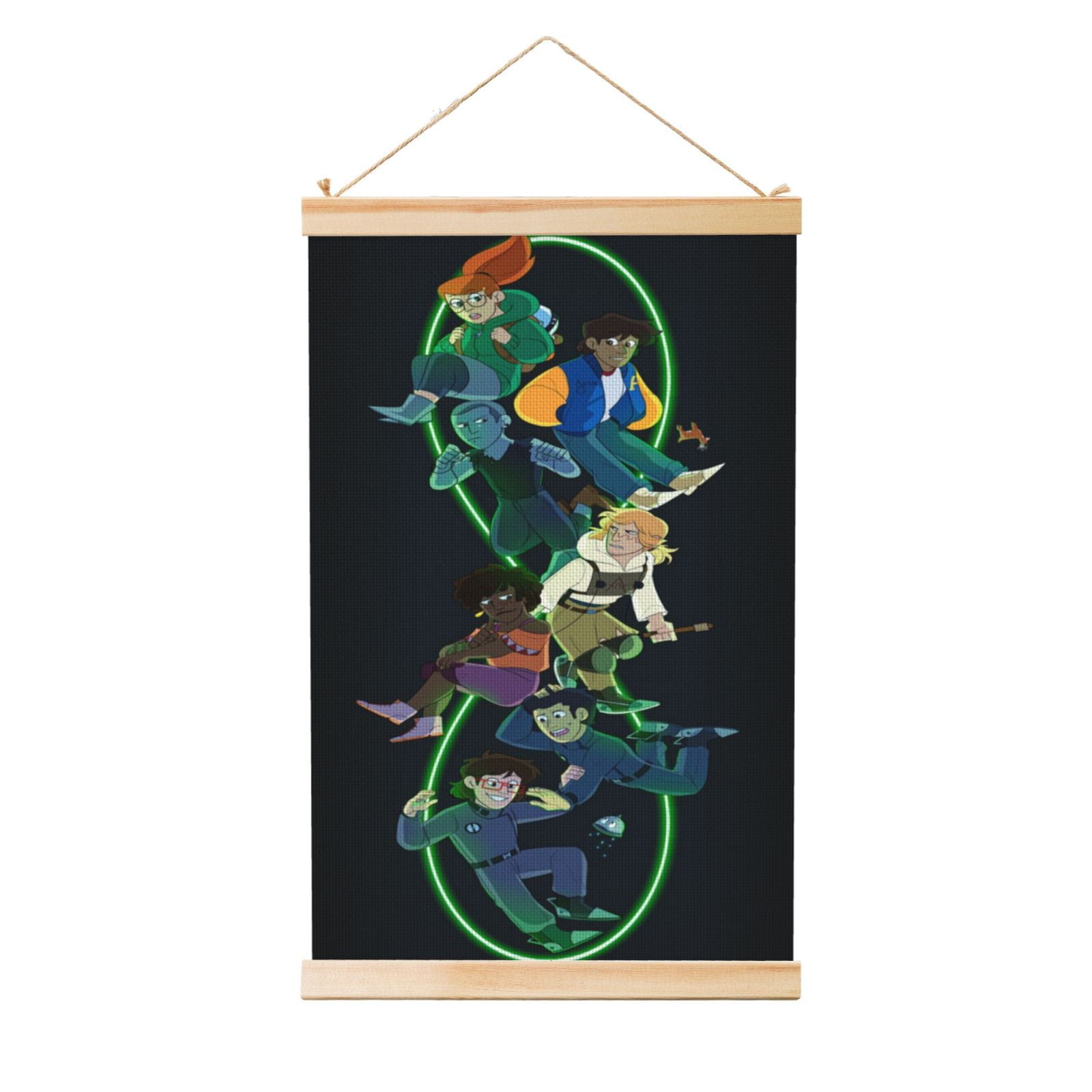 Infinity Train Poster Aesthetic Canvas Wooden Shaft Wall Art Hanging ...