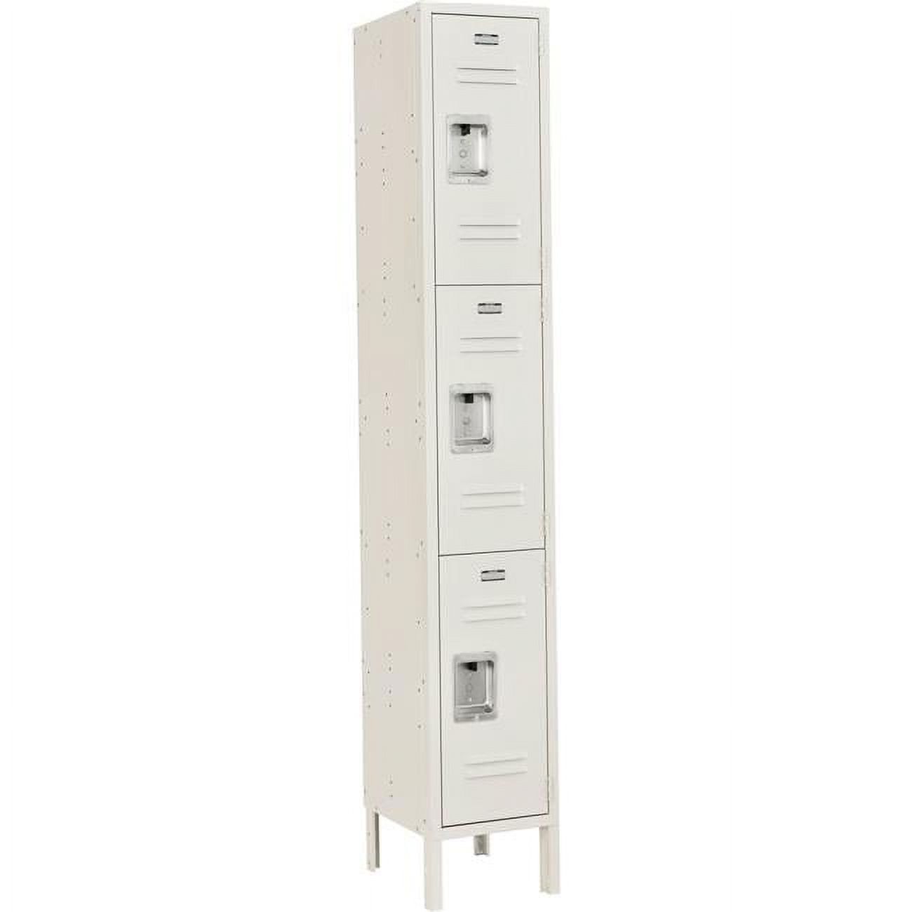 Infinity Triple Tier 3 Door Assembled Locker, Tan - 12 x 15 x 24 in ...