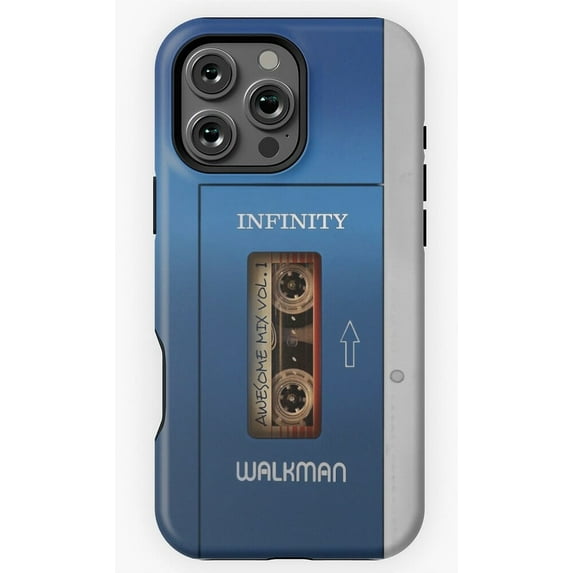Infinity Walkman Retro Music Player Style Phone Case for iPhone 16 15 ...