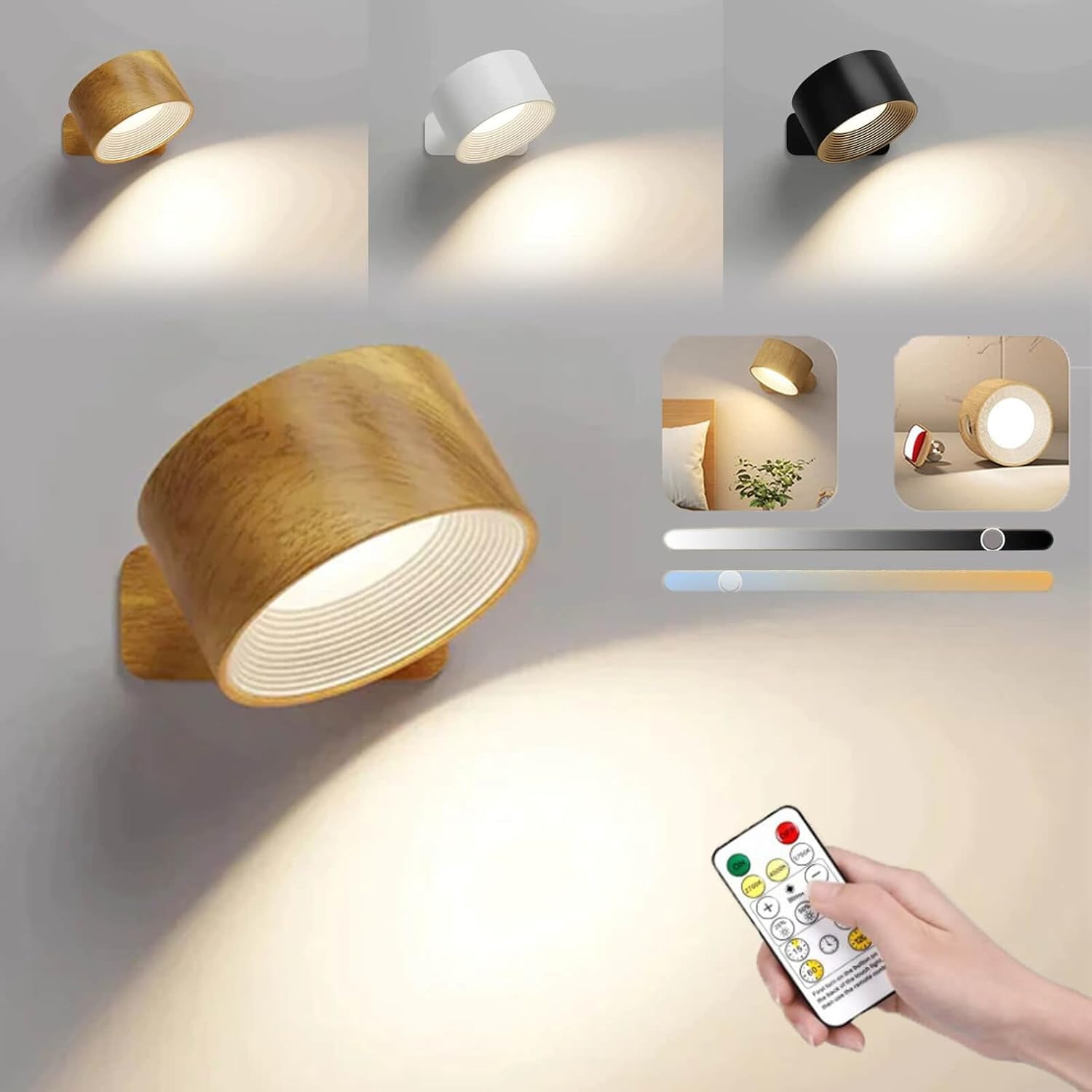 Infinity Wall Lamp Lights of Sweden – Rechargeable Wall Lamps with ...