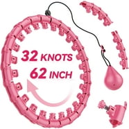 Teal Elite Single Pack Smart Weighted Hula Hoop for Adults, Adjustable ...