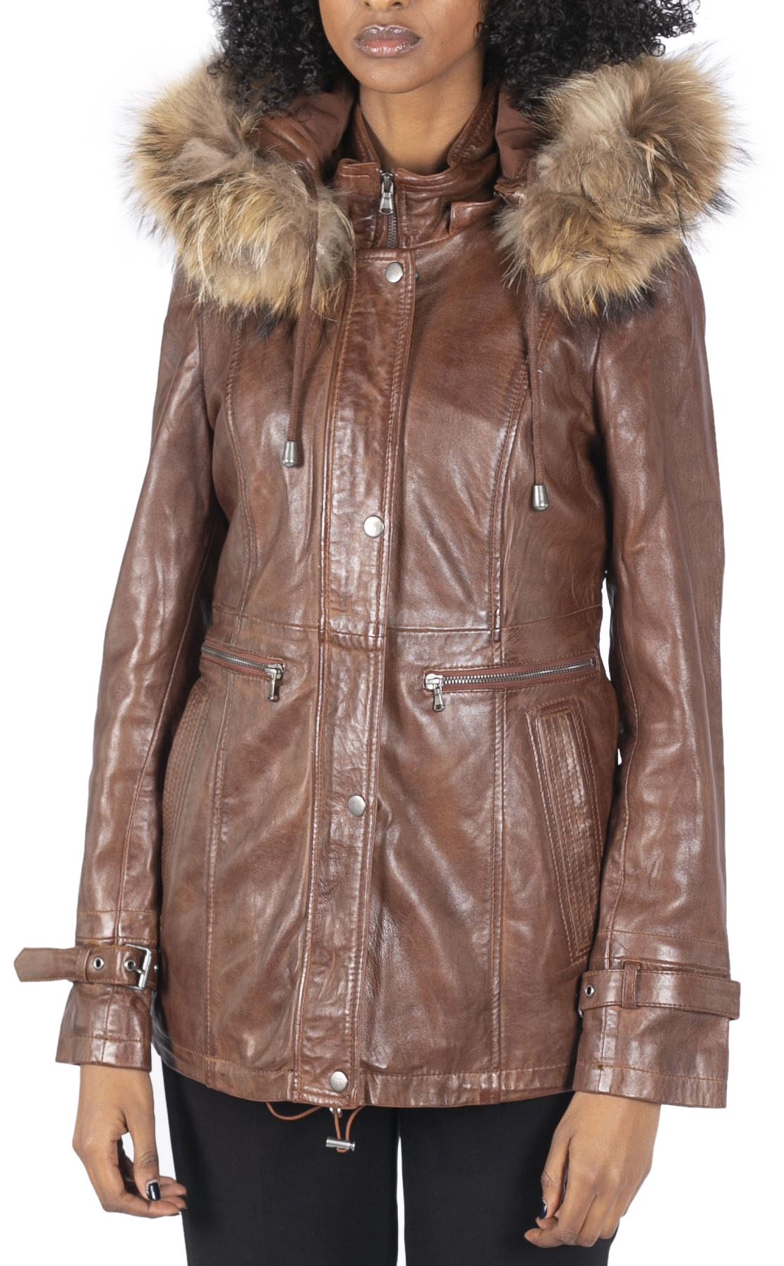 Infinity Women's Removable Hood with Parka Coat - Walmart.com