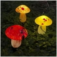 Infinity X1 Solar Landscape Light Glass Mushroom (3 Pack) - Walmart ...