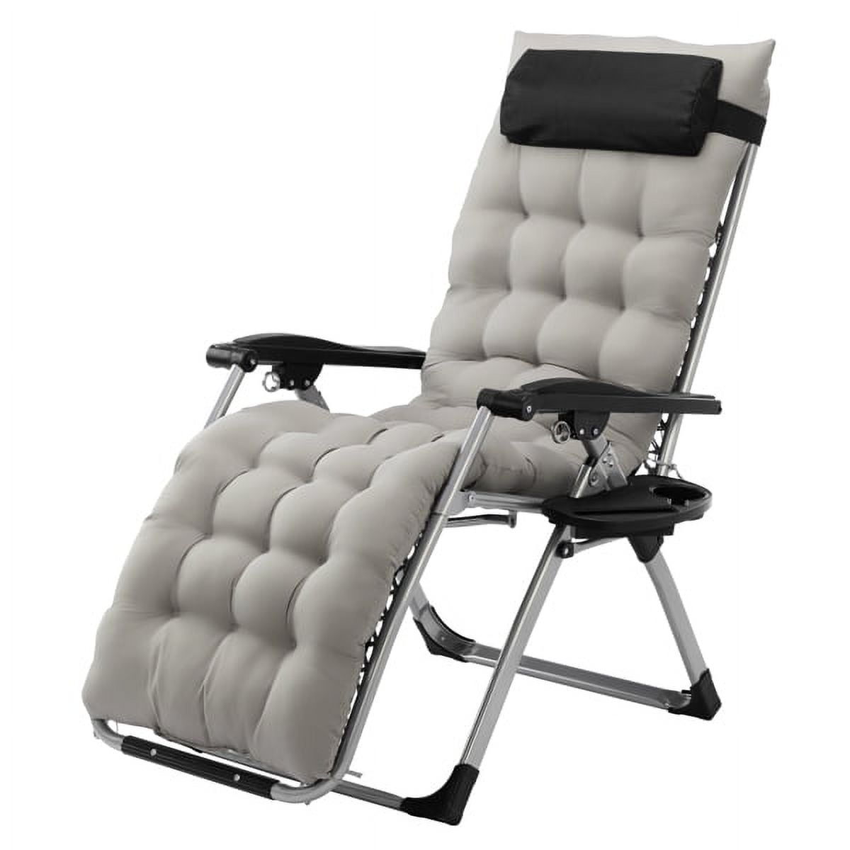 Infinity Zero Gravity Chair with Pad, Patio Chairs with Pillow and ...