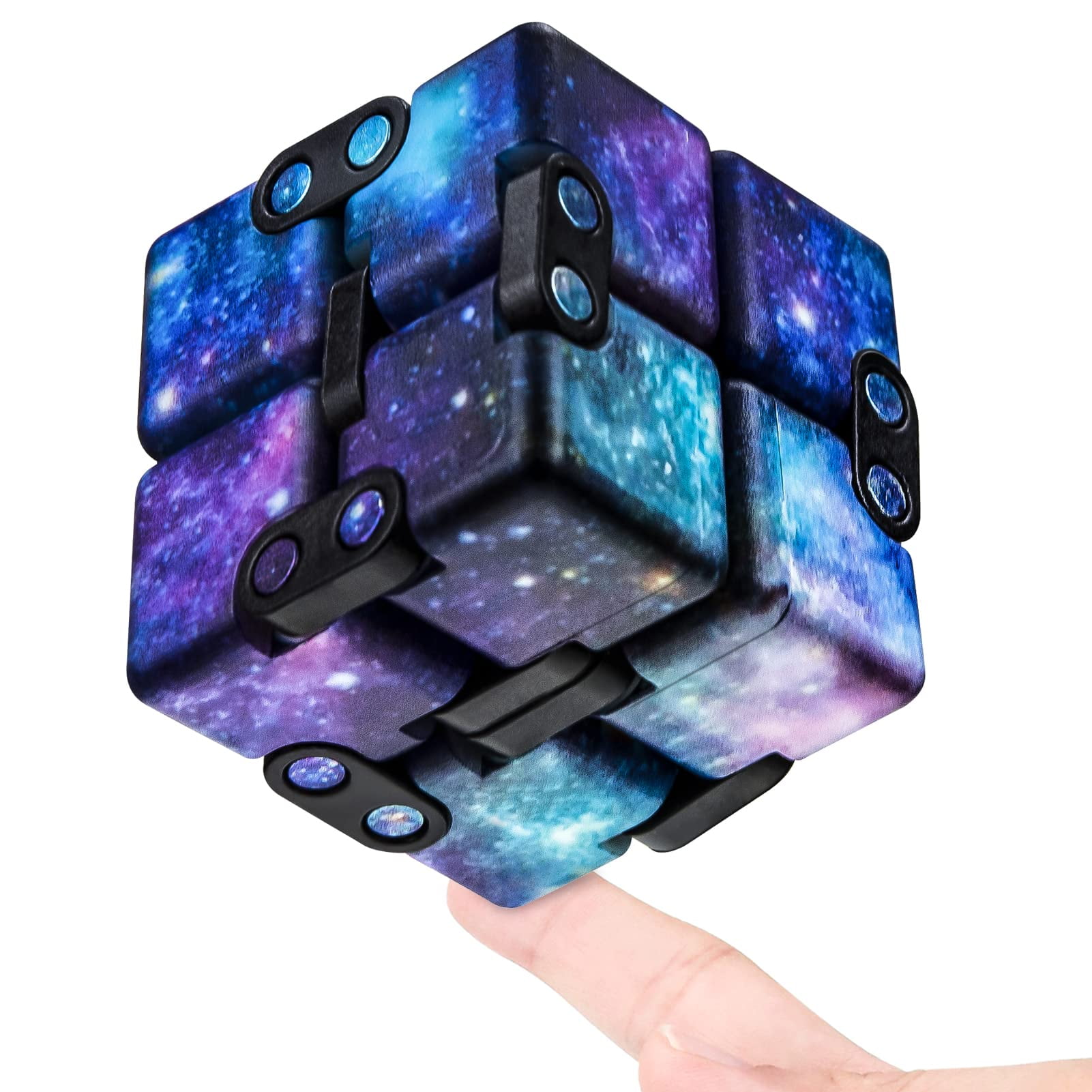 Infinitycube Fidget Toy Stress Relieving Fidgeting Game for Kids and ...