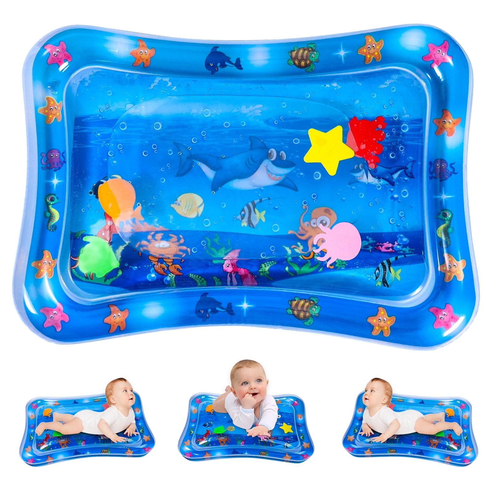 Infinno Tummy Time Inflatable Mat, Baby Water Play Toy for Infants ...