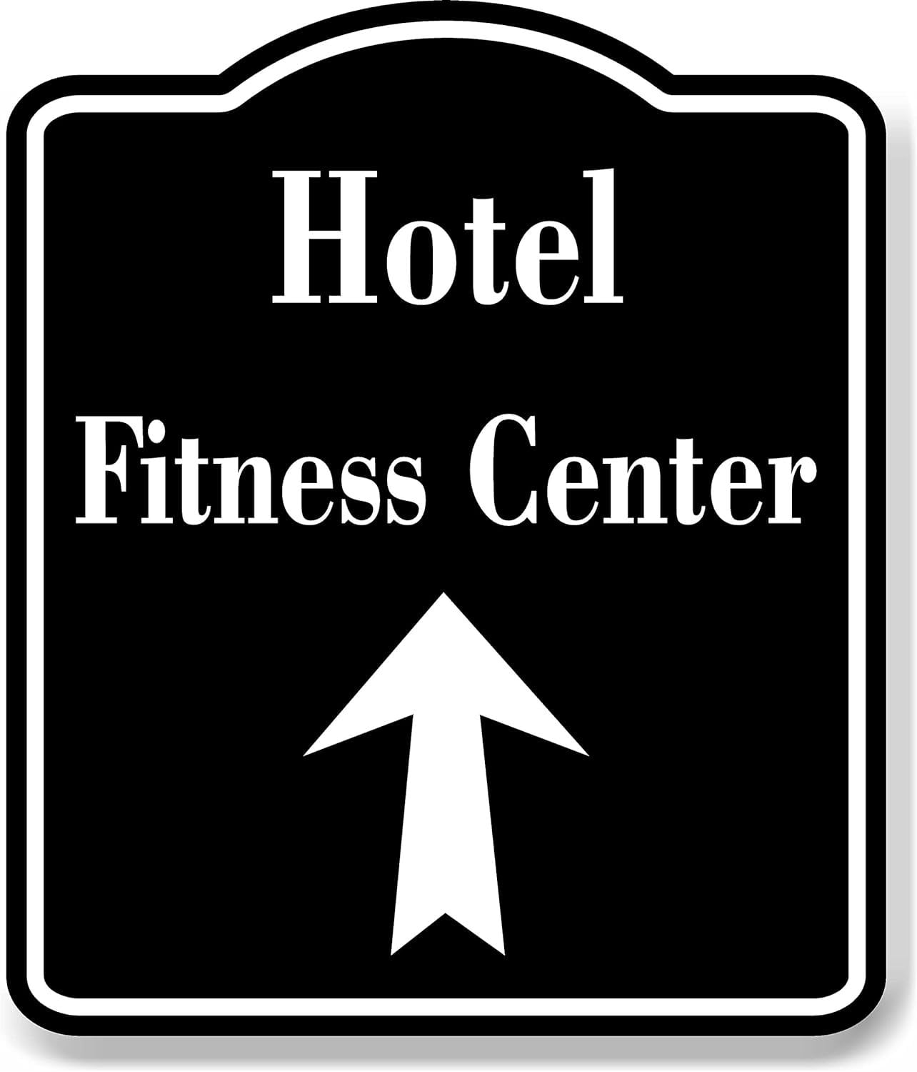 Infirmary Left Arrow BLACK Aluminum Composite Sign, 8.5"x10" - Walmart.com